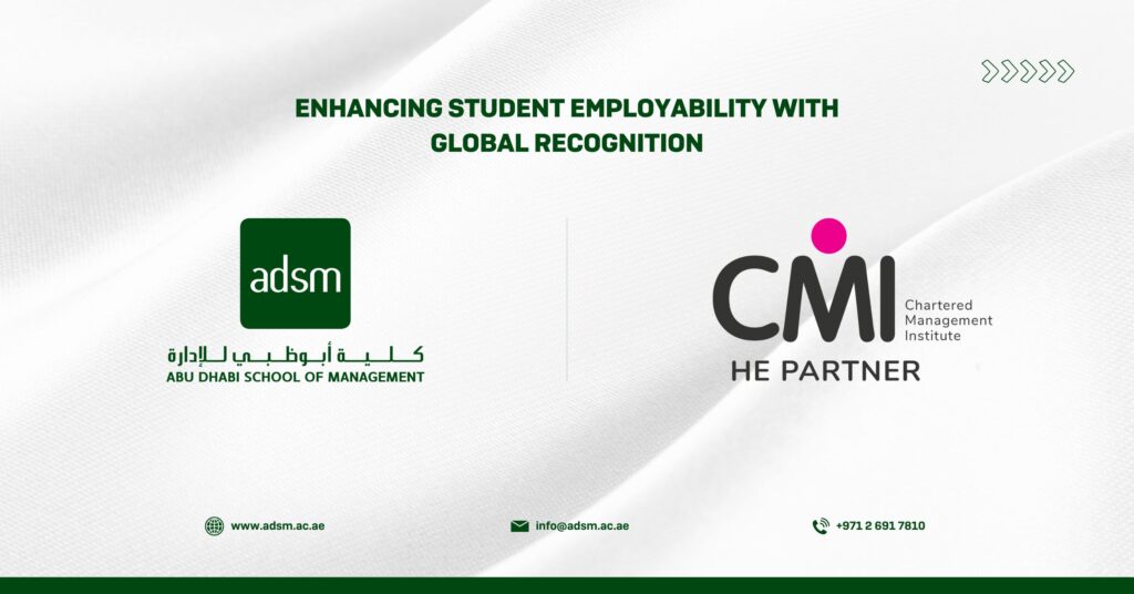 ADSM the First and Only Academic Institution in Abu Dhabi to Offer CMI ...
